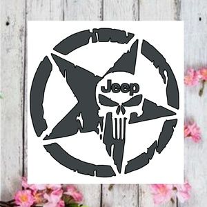 Accessories | Jeep Skull Jeep Lover Vinyl Decal Window Sticker | Poshmark